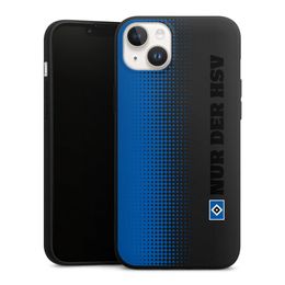 DeinDesign iPhone 14 Handy Premium Silikon H&uuml;lle Handyh&uuml;lle schwarz Case Logo Hsv Transparent Silikon Premium Case