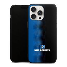 DeinDesign iPhone 15 Pro Max Handy Premium Silikon H&uuml;lle Handyh&uuml;lle schwarz Case Logo Official Licensed Product Hsv Silikon Premium Case