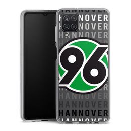 DeinDesign Galaxy A12 Handy Silikon H&uuml;lle Case transparent Handyh&uuml;lle H96 Hannover 96 Official Licensed Product Silikon Case