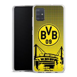 DeinDesign Galaxy A51 Handy Silikon H&uuml;lle Case transparent Handyh&uuml;lle Bvb Stadium Borussia Dortmund Silikon Case