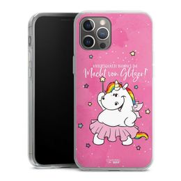 DeinDesign iPhone 12 Pro Max Handy Silikon H&uuml;lle Case transparent Handyh&uuml;lle Pummeleinhorn Official Licensed Product Pummel & Friends Silikon Case