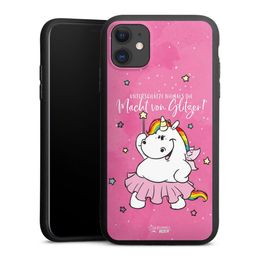 DeinDesign iPhone 11 Handy Premium Silikon H&uuml;lle Handyh&uuml;lle schwarz Case Pummeleinhorn Official Licensed Product Pummel & Friends Silikon Premium Case