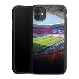 DeinDesign iPhone 11 Handy Premium Silikon H&uuml;lle Handyh&uuml;lle schwarz Case Fcb Fc Bayern M&uuml;nchen Stadium Silikon Premium Case