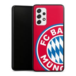 DeinDesign Galaxy A53 5G Handy Silikon H&uuml;lle Case schwarz Handyh&uuml;lle Fc Bayern M&uuml;nchen Fcb Official Licensed Product