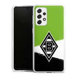 DeinDesign Galaxy A33 5G Handy Silikon H&uuml;lle Case wei&szlig; Handyh&uuml;lle Bmg Official Licensed Product Borussia M&ouml;nchengladbach Silikon Case