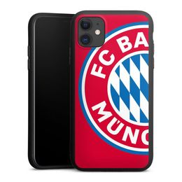 DeinDesign iPhone 11 Handy Premium Silikon H&uuml;lle Handyh&uuml;lle schwarz Case Fcb Official Licensed Product Fc Bayern M&uuml;nchen Silikon Premium Case