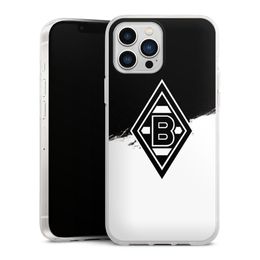 DeinDesign iPhone 13 Pro Max Handy Silikon H&uuml;lle Case transparent Handyh&uuml;lle Bmg Borussia M&ouml;nchengladbach Gladbach Silikon Case