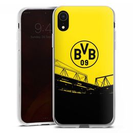 DeinDesign iPhone Xr Handy Silikon H&uuml;lle Case transparent Handyh&uuml;lle Merchandise Bvb Borussia Dortmund Silikon Case