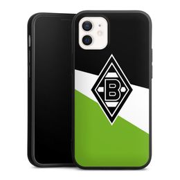 DeinDesign iPhone 12 mini Handy Premium Silikon H&uuml;lle Handyh&uuml;lle schwarz Case Borussia M&ouml;nchengladbach Official Licensed Product Gladbach Silikon Premium Case