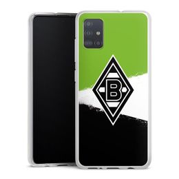 DeinDesign Galaxy A51 Handy Silikon H&uuml;lle Case transparent Handyh&uuml;lle Borussia M&ouml;nchengladbach Bmg Official Licensed Product Silikon Case