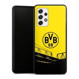 DeinDesign Galaxy A53 5G Handy Silikon H&uuml;lle Case schwarz Handyh&uuml;lle Bvb Borussia Dortmund Merchandise