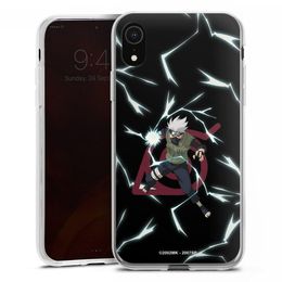 DeinDesign iPhone Xr Handy Silikon H&uuml;lle Case transparent Handyh&uuml;lle Naruto Shippuden Official Licensed Product Kakashi Silikon Case