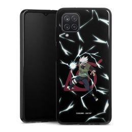 DeinDesign Galaxy A12 Handy Silikon H&uuml;lle Case schwarz Handyh&uuml;lle Kakashi Naruto Shippuden Official Licensed Product