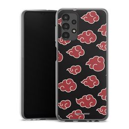 DeinDesign Galaxy A13 4G Handy Silikon Hülle Case transparent Handyhülle Naruto Shippuden Official Licensed Product Akatsuki Silikon Case
