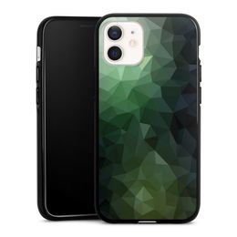 DeinDesign iPhone 12 mini Handy Silikon H&uuml;lle Case schwarz Handyh&uuml;lle Tarnmuster Geometric Mosaic