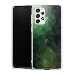DeinDesign Galaxy A33 5G Handy Silikon H&uuml;lle Case transparent Handyh&uuml;lle Mosaic Geometric Tarnmuster Silikon Case