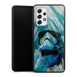 DeinDesign Galaxy A53 5G Handy Silikon H&uuml;lle Case schwarz Handyh&uuml;lle Colourful Star Wars Stormtrooper