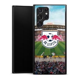 DeinDesign Galaxy S22 Ultra Handy Silikon H&uuml;lle Case schwarz Handyh&uuml;lle Stadium Rb Leipzig Official Licensed Product
