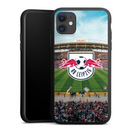 DeinDesign iPhone 11 Handy Premium Silikon H&uuml;lle Handyh&uuml;lle schwarz Case Official Licensed Product Stadium Rb Leipzig Silikon Premium Case