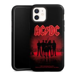 DeinDesign iPhone 12 mini Handy Panzer Handyh&uuml;lle robuste Outdoor H&uuml;lle Schutzh&uuml;lle gl&auml;nzend Band Acdc Official Licensed Product Tough Case