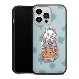 DeinDesign iPhone 13 Pro Handy Premium Silikon H&uuml;lle Handyh&uuml;lle schwarz Case Disney Aristocats Cat Silikon Premium Case