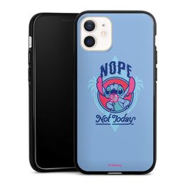 DeinDesign iPhone 12 mini Handy Silikon H&uuml;lle Case schwarz Handyh&uuml;lle Disney Sayings Lilo & Stitch