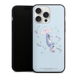 DeinDesign iPhone 15 Pro Max Handy Premium Silikon H&uuml;lle Handyh&uuml;lle schwarz Case Official Licensed Product Winnie The Pooh Eeyore Disney Silikon Premium Case