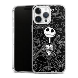 DeinDesign iPhone 14 Pro Max Handy Silikon H&uuml;lle Case transparent Handyh&uuml;lle Disney Nightmare Before Christmas Halloween Silikon Case