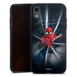 DeinDesign iPhone Xr Handy Silikon H&uuml;lle Case schwarz Handyh&uuml;lle Kinofilm Marvel Spiderman