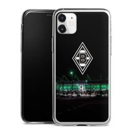 DeinDesign iPhone 11 Handy Slim Case Silikon Handyh&uuml;lle transparent H&uuml;lle extra d&uuml;nn Official Licensed Product Stadium Borussia M&ouml;nchengladbach Silikon Slim Case