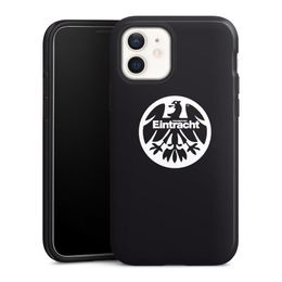 DeinDesign iPhone 12 mini Handy Panzer Handyh&uuml;lle robuste Outdoor H&uuml;lle Schutzh&uuml;lle gl&auml;nzend Logo Eintracht Frankfurt Eagle Tough Case