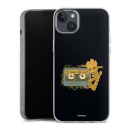 DeinDesign iPhone 14 Plus Handy Silikon H&uuml;lle Case transparent Handyh&uuml;lle Guardians Of The Galaxy Groot Marvel Silikon Case