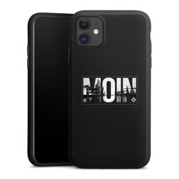 DeinDesign iPhone 11 Handy Premium Silikon H&uuml;lle Handyh&uuml;lle schwarz Case Official Licensed Product Hsv Hamburger Sv Silikon Premium Case