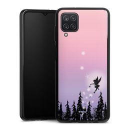 DeinDesign Galaxy A12 Handy Silikon H&uuml;lle Case schwarz Handyh&uuml;lle Official Licensed Product Tinkerbells Disney