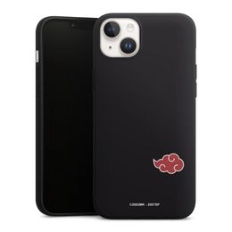 DeinDesign iPhone 14 Handy Premium Silikon H&uuml;lle Handyh&uuml;lle schwarz Case Naruto Shippuden Akatsuki Official Licensed Product Silikon Premium Case