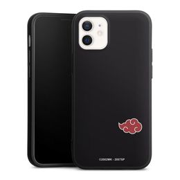 DeinDesign iPhone 12 mini Handy Premium Silikon H&uuml;lle Handyh&uuml;lle schwarz Case Naruto Shippuden Akatsuki Official Licensed Product Silikon Premium Case