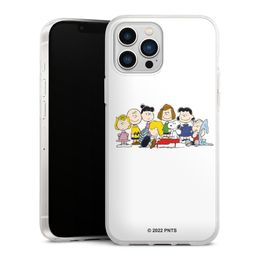 DeinDesign iPhone 13 Pro Max Handy Silikon H&uuml;lle Case transparent Handyh&uuml;lle Peanuts Kindheit Merchandise Silikon Case