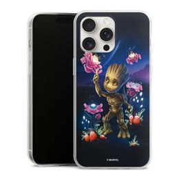 DeinDesign iPhone 15 Pro Max Handy Silikon H&uuml;lle Case transparent Handyh&uuml;lle Baby Groot Marvel Guardians Of The Galaxy Silikon Case