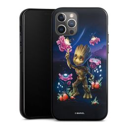 DeinDesign iPhone 12 Pro Handy Silikon H&uuml;lle Case schwarz Handyh&uuml;lle Baby Groot Marvel Guardians Of The Galaxy