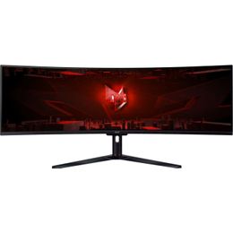 Acer Nitro EI491CURS Curved-Gaming-LED-Monitor (124 cm/49 ", 5120 x 1440 px, DQHD, 4 ms Reaktionszeit, 120 Hz, VA LCD), schwarz