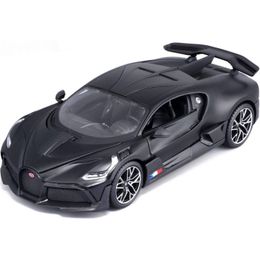 Maisto® Sammlerauto 1:24 Bugatti Divo, mattschwarz, Maßstab 1:24, schwarz