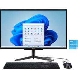 Acer Aspire C24-1600 All-in-One PC (23,8 Zoll, Intel Pentium N6005, UHD Graphics, 8 GB RAM, 512 GB SSD, Luftkühlung), schwarz