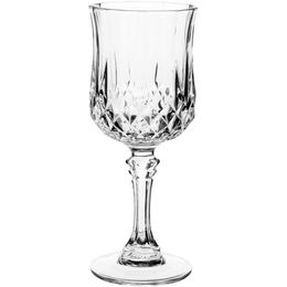 ECLAT Weinglas Longchamp, Glas, 6-teilig, 170 ml, Made in France, weiß