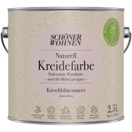 Schöner Wohnen Kollektion SCHÖNER WOHNEN-Kollektion Wand- und Deckenfarbe Naturell Kreidefarbe, 2,5 Liter, pudermatt, auch für Möbel geeignet, German Brand Award 2023, rosa