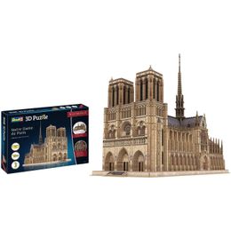 Revell® 3D-Puzzle Notre Dame de Paris, 293 Puzzleteile, braun