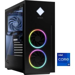 HP OMEN GT21-1003ng Gaming-PC (Intel® Core i9 13900K, GeForce RTX™4070 Ti, 32 GB RAM, 2000 GB HDD, 1000 GB SSD, Wasserkühlung), schwarz
