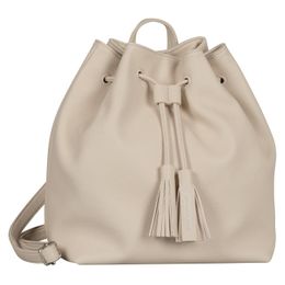 Tom Tailor Cityrucksack CAMILLA Backpack M, im dezenten Stil, beige