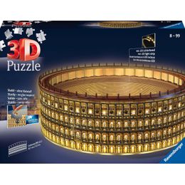 Ravensburger 3D-Puzzle Kolosseum bei Nacht, 216 Puzzleteile, FSC® - schützt Wald - weltweit, braun