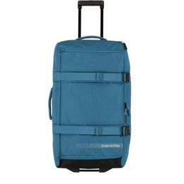 Travelite Reisetasche Kick Off L, 68 cm, Duffle Bag Reisegepäck Sporttasche Reisebag mit Trolleyfunktion, grün