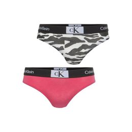 Calvin Klein Underwear Bikinislip 2PK BIKINI (Packung, 2er-Pack) mit Logo-Elastikbund, rosa